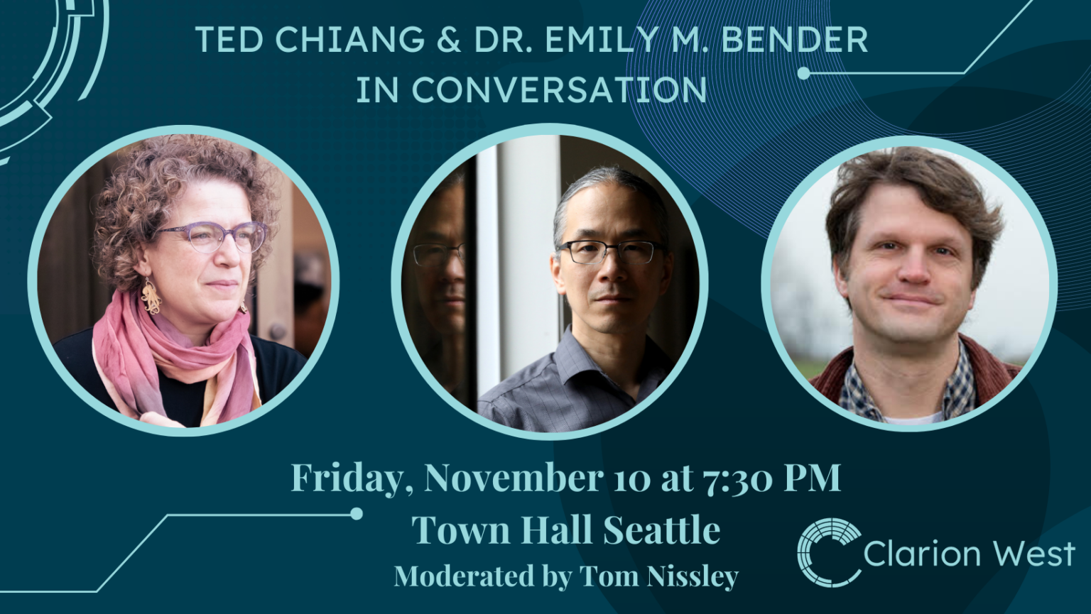 Ted Chiang and Dr. Emily M. Bender – Town Hall Seattle